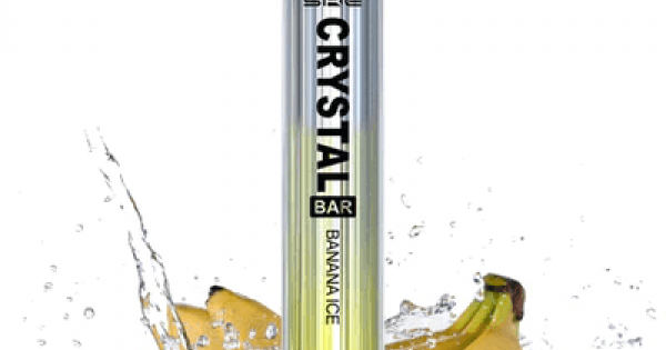 SKE Crystal Bar Banana Ice 600 Puff Disposable Vape - Banana IceVapesdirect
