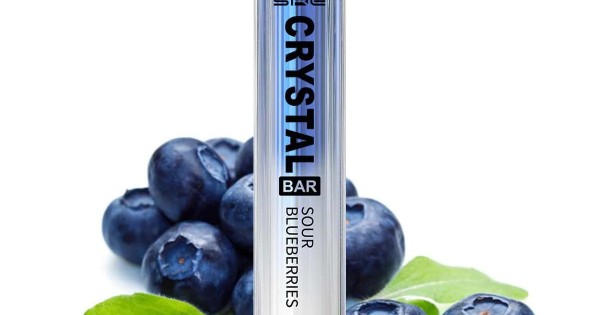 SKE Crystal Bar Sour Blueberries 600 Puff Disposable Vape - Sour ...